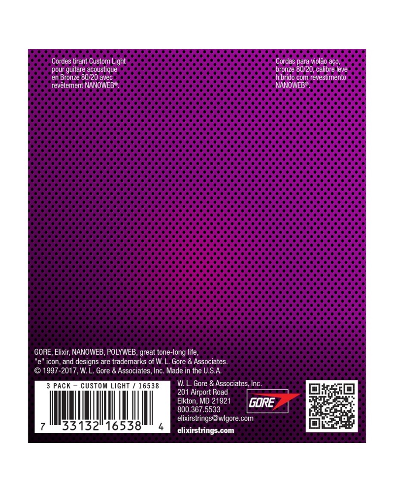 Pack Elixir 2+1 Juegos Acústica 16538 Bronze 11-52